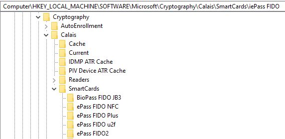 Windows incorrectly installs "xPass Smart Card" Minidriver for PIVKey ...